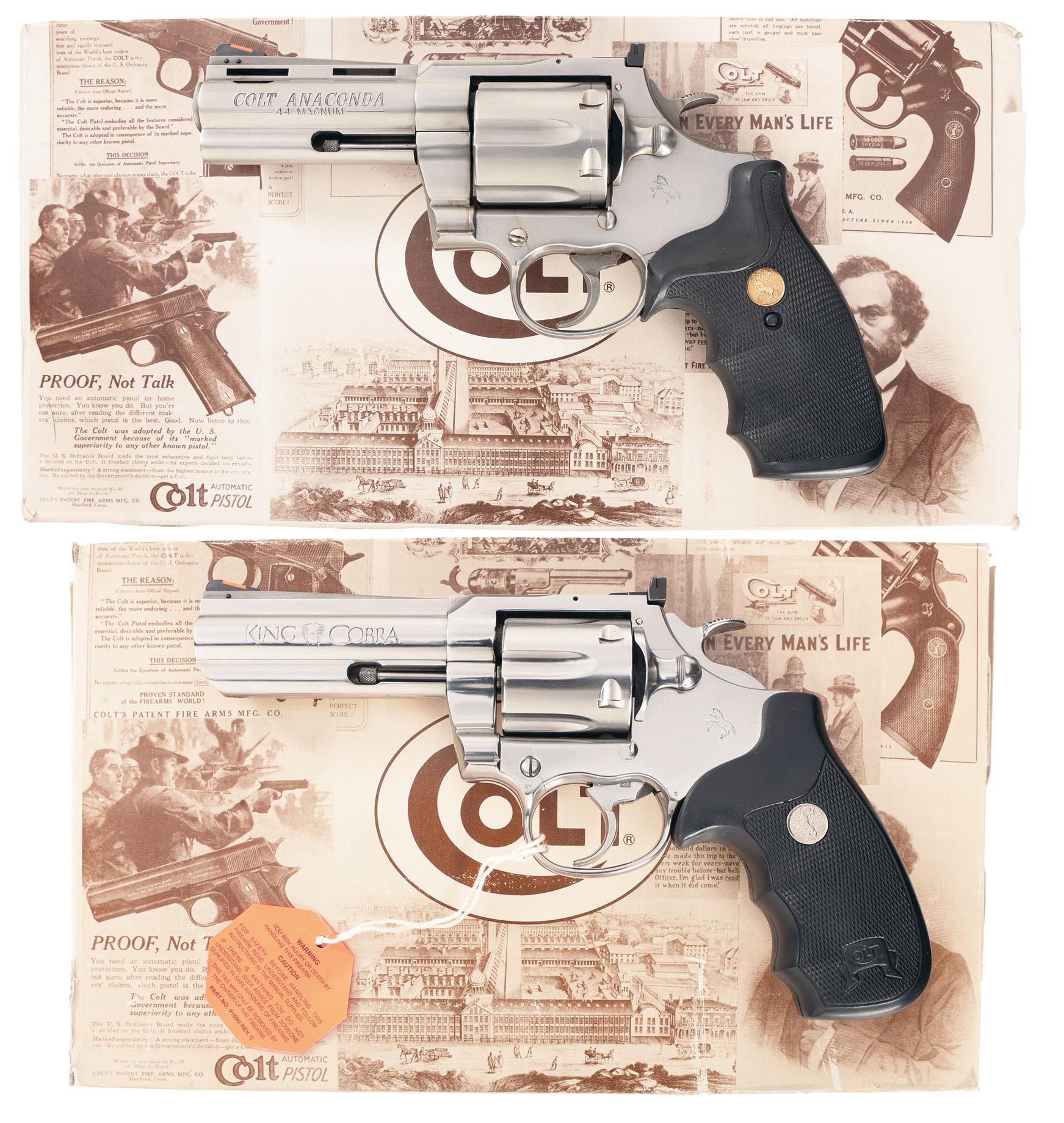 Two Boxed Colt DA Revolvers | Rock Island Auction