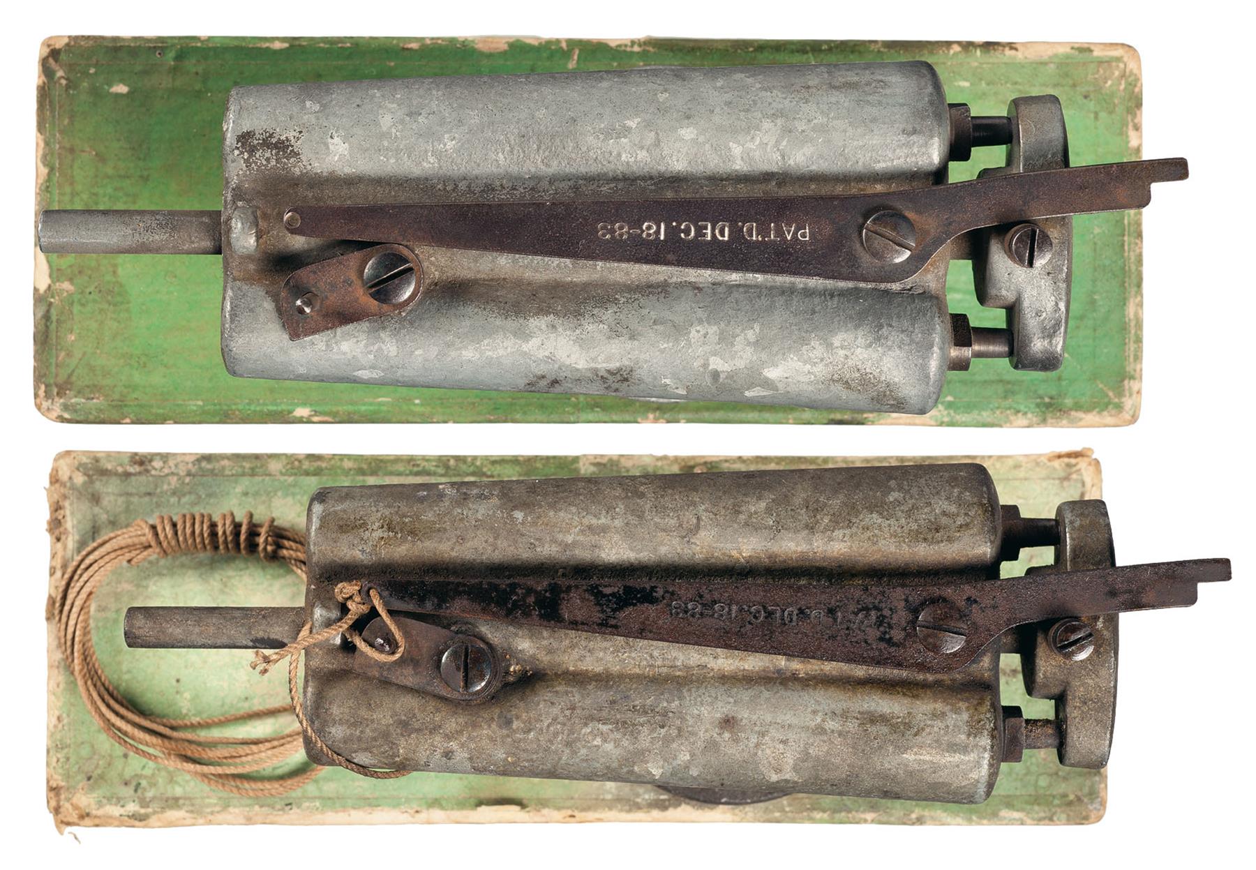 Two Boxed Pratt Burglar Alarm/Animal Trap Guns | Rock Island Auction