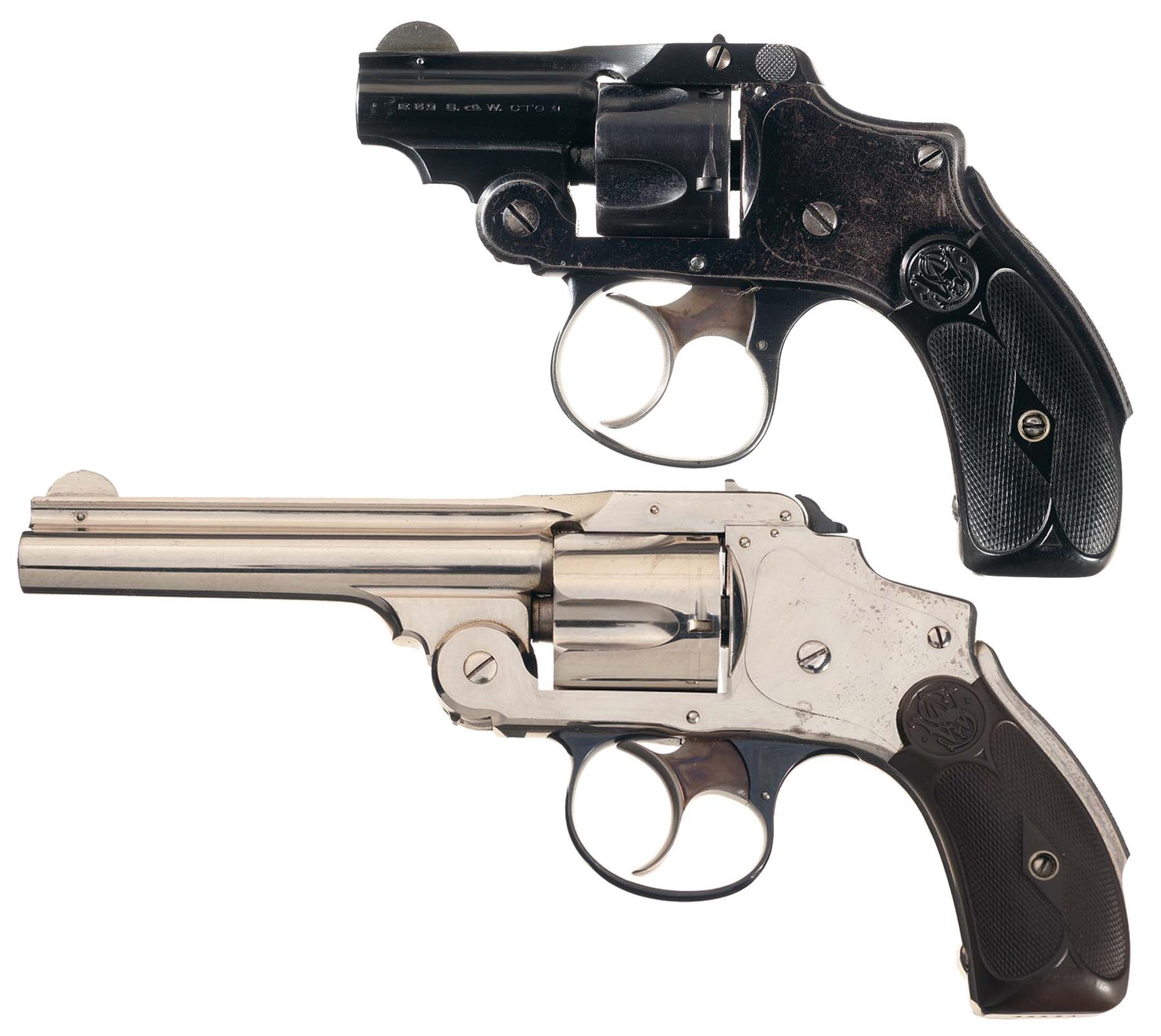 Two Smith & Wesson Safety Hammerless Revolvers | Rock Island Auction