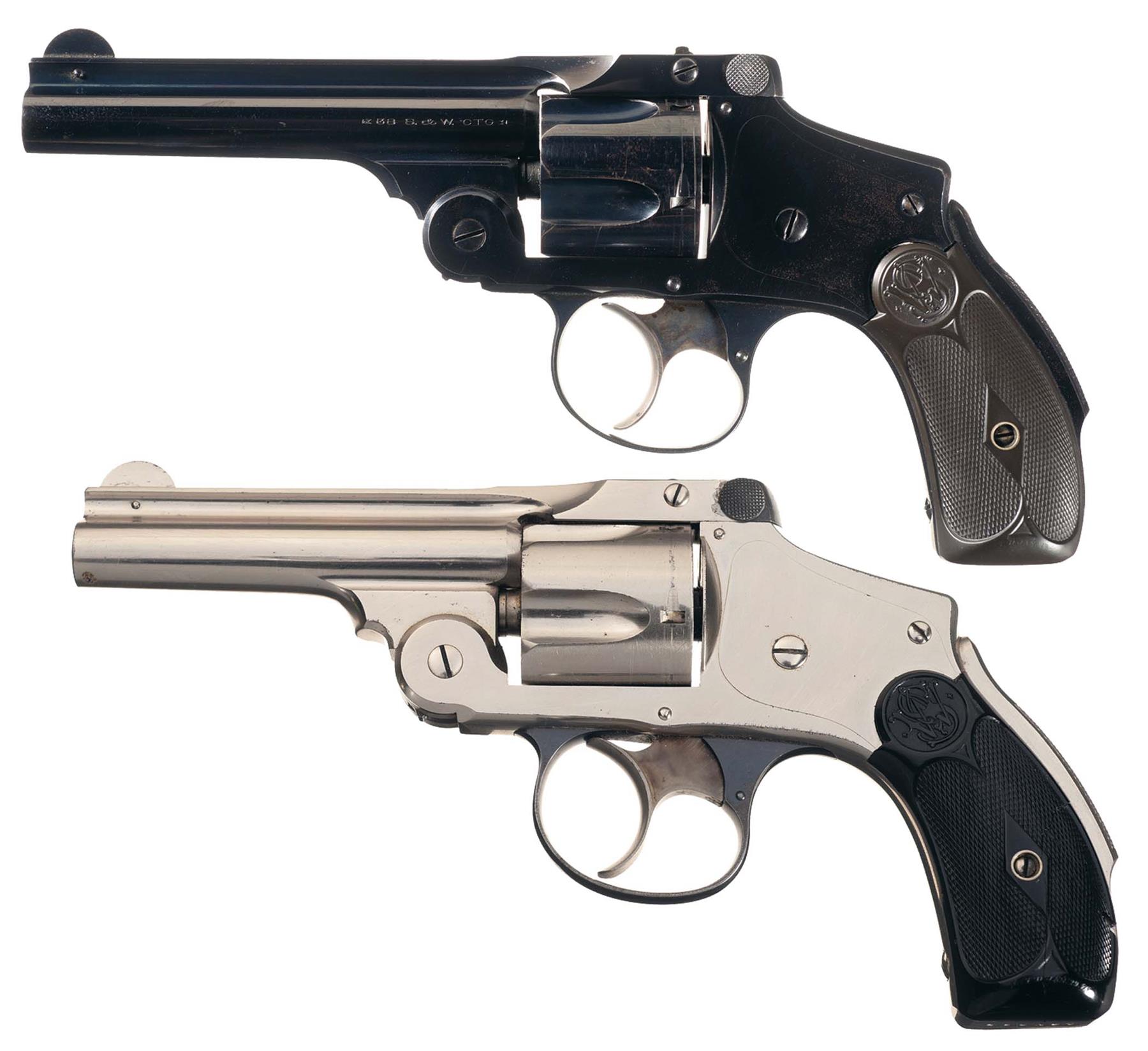 Two Smith & Wesson Safety Hammerless Revolvers | Rock Island Auction