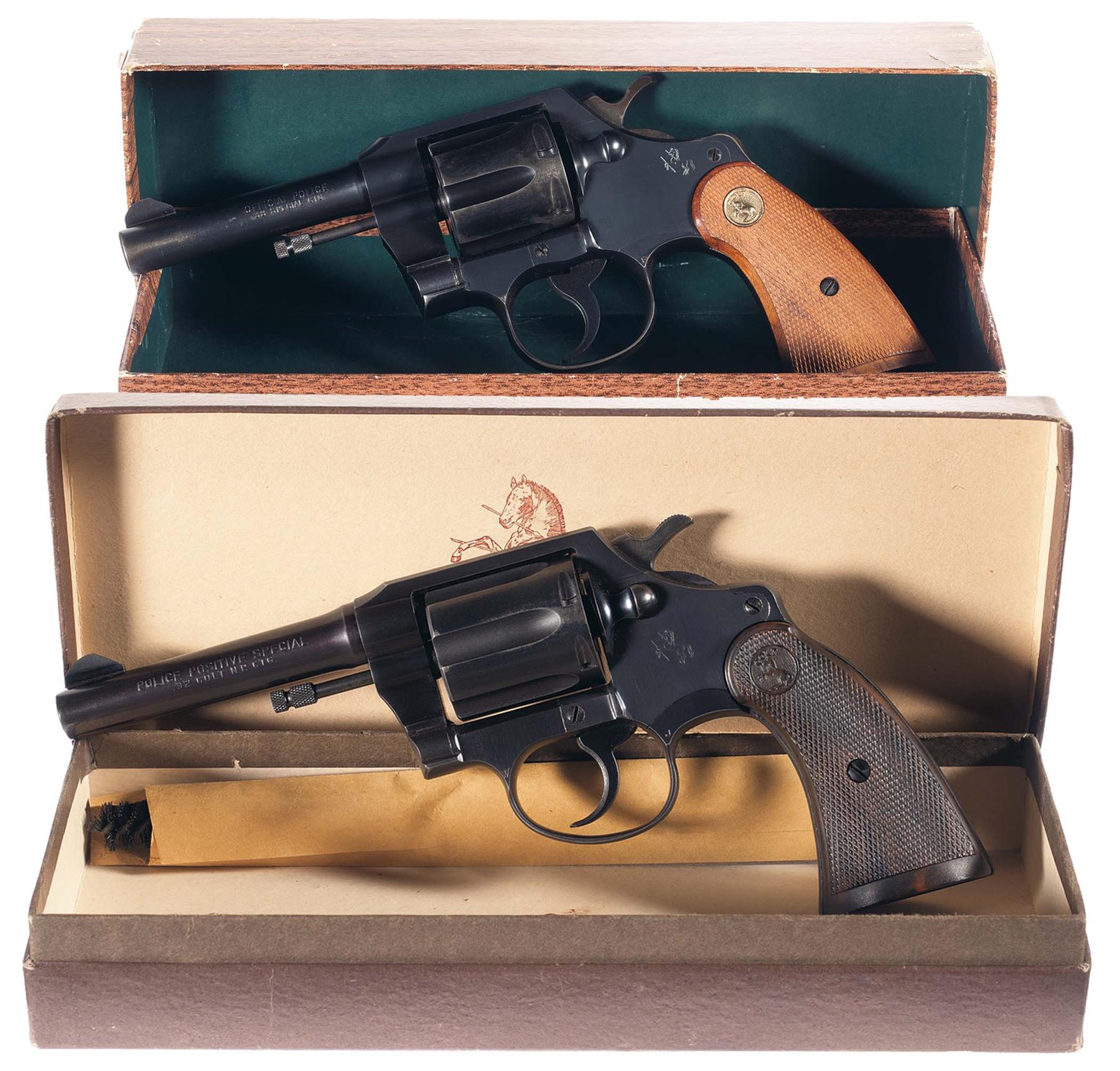 Two Boxed Colt DA Revolvers | Rock Island Auction