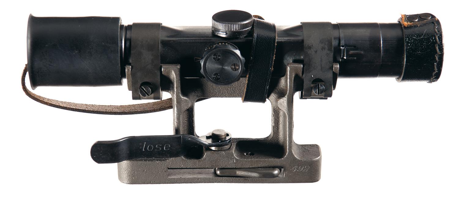 World War II Nazi K43 'ddx' Code Sniper Scope with Walther Proof | Rock ...