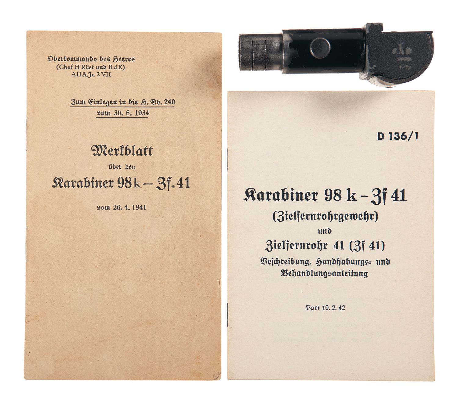 Scarce World War II Nazi Optical Device for the 98K ZF41 Scope a | Rock ...