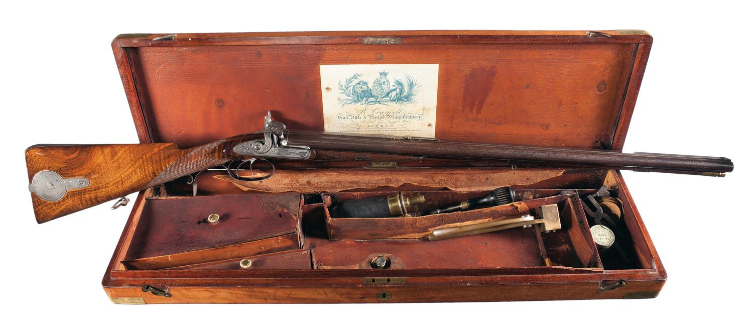 English Double Rifle 58 | Rock Island Auction