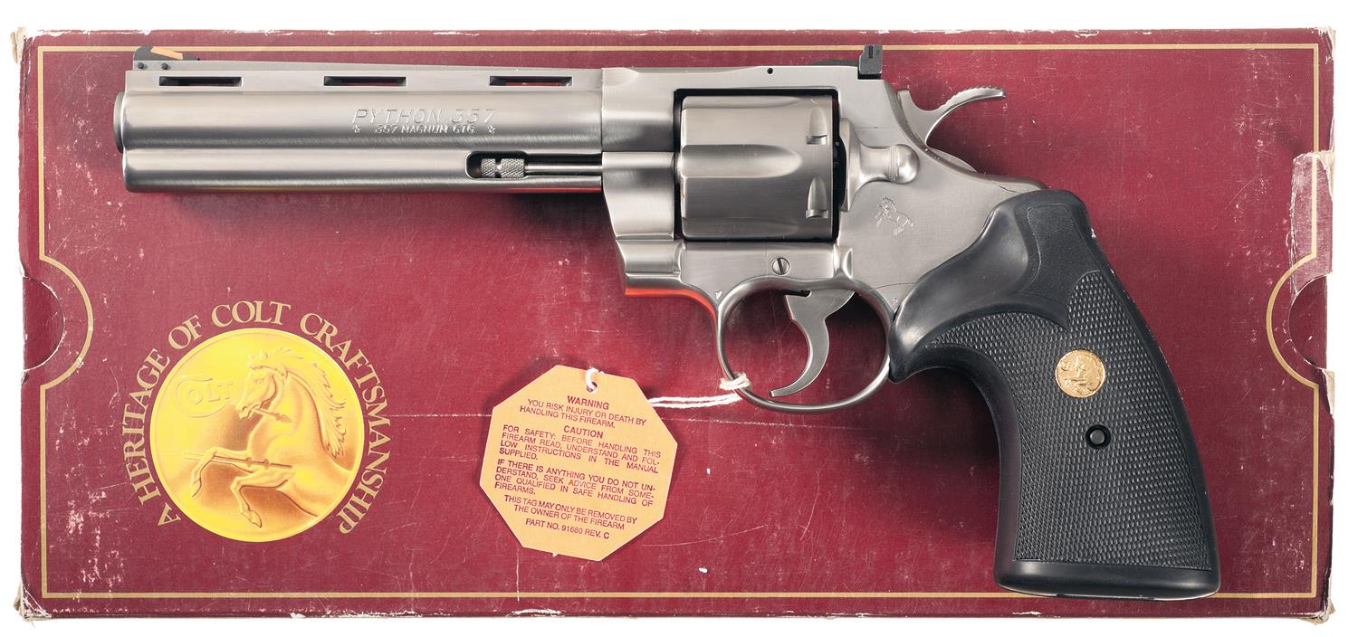 Colt Python Double Action Revolver with Original Box | Rock Island Auction