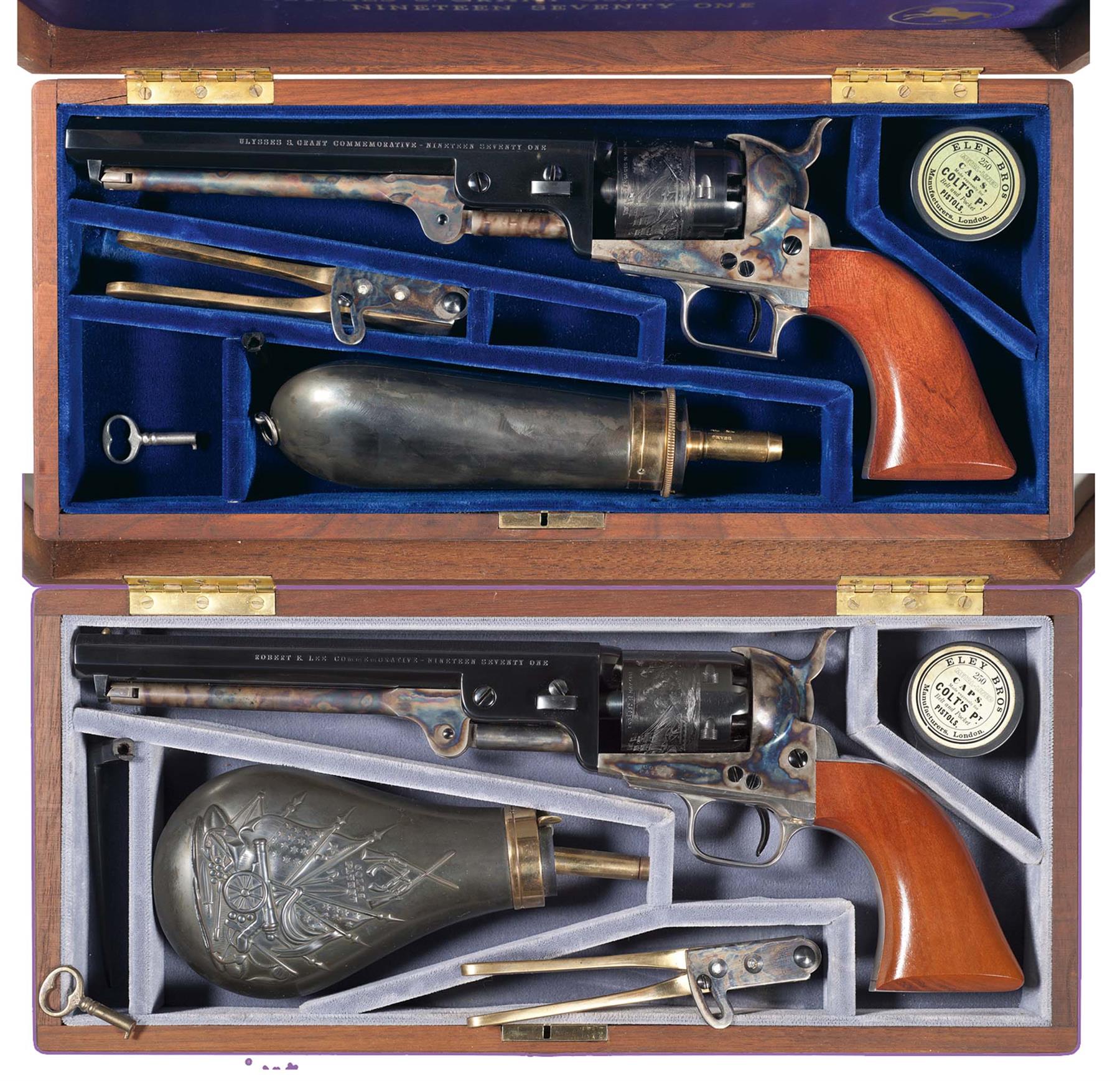 Two Colt Civil War General Commemorative Revolvers | Rock Island Auction