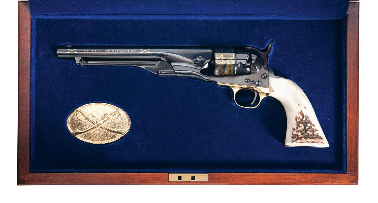 Cased Colt United States Commemorative 1860 Army Revolver | Rock Island ...