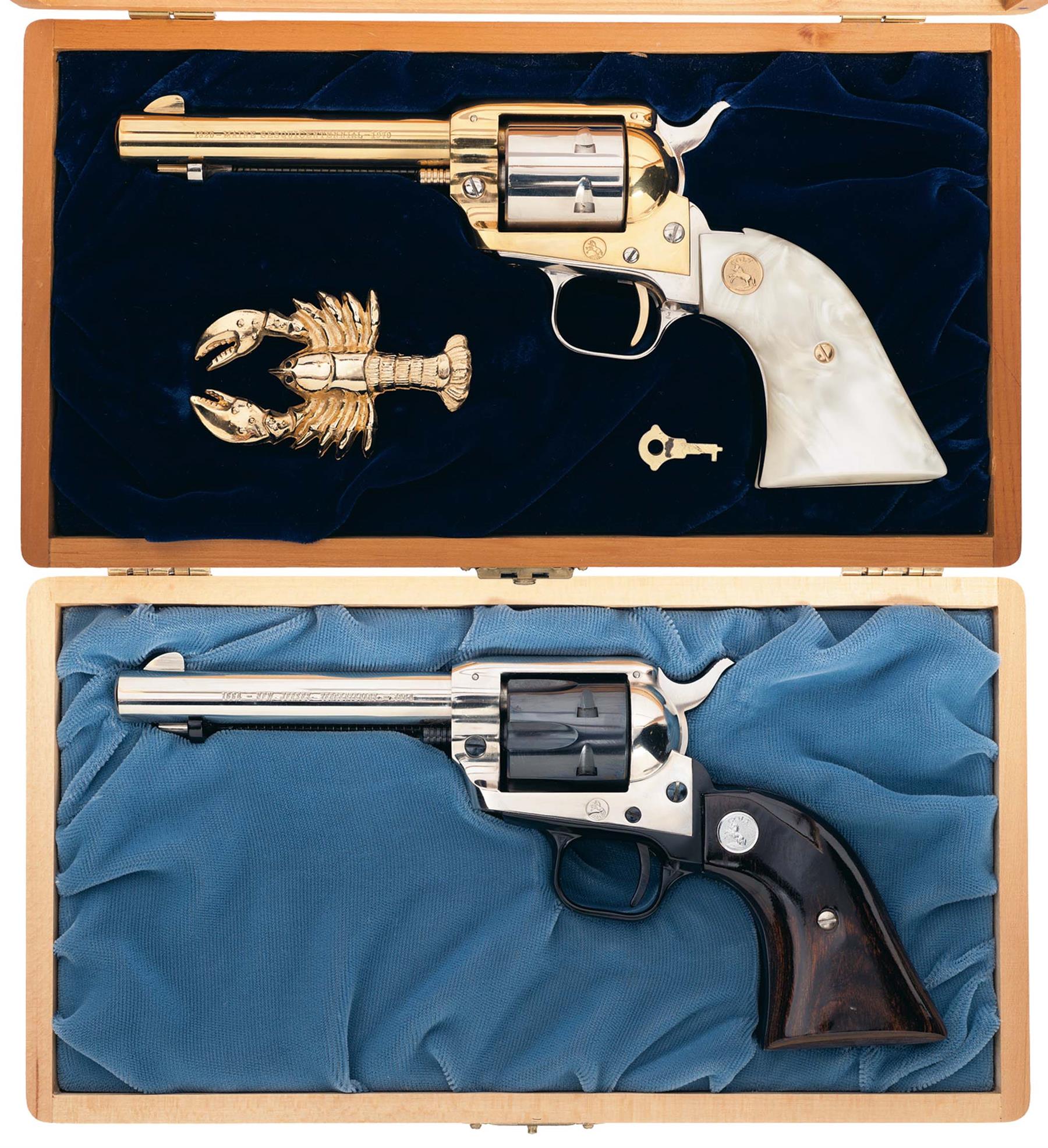 Two Cased Colt Commemorative Revolvers | Rock Island Auction
