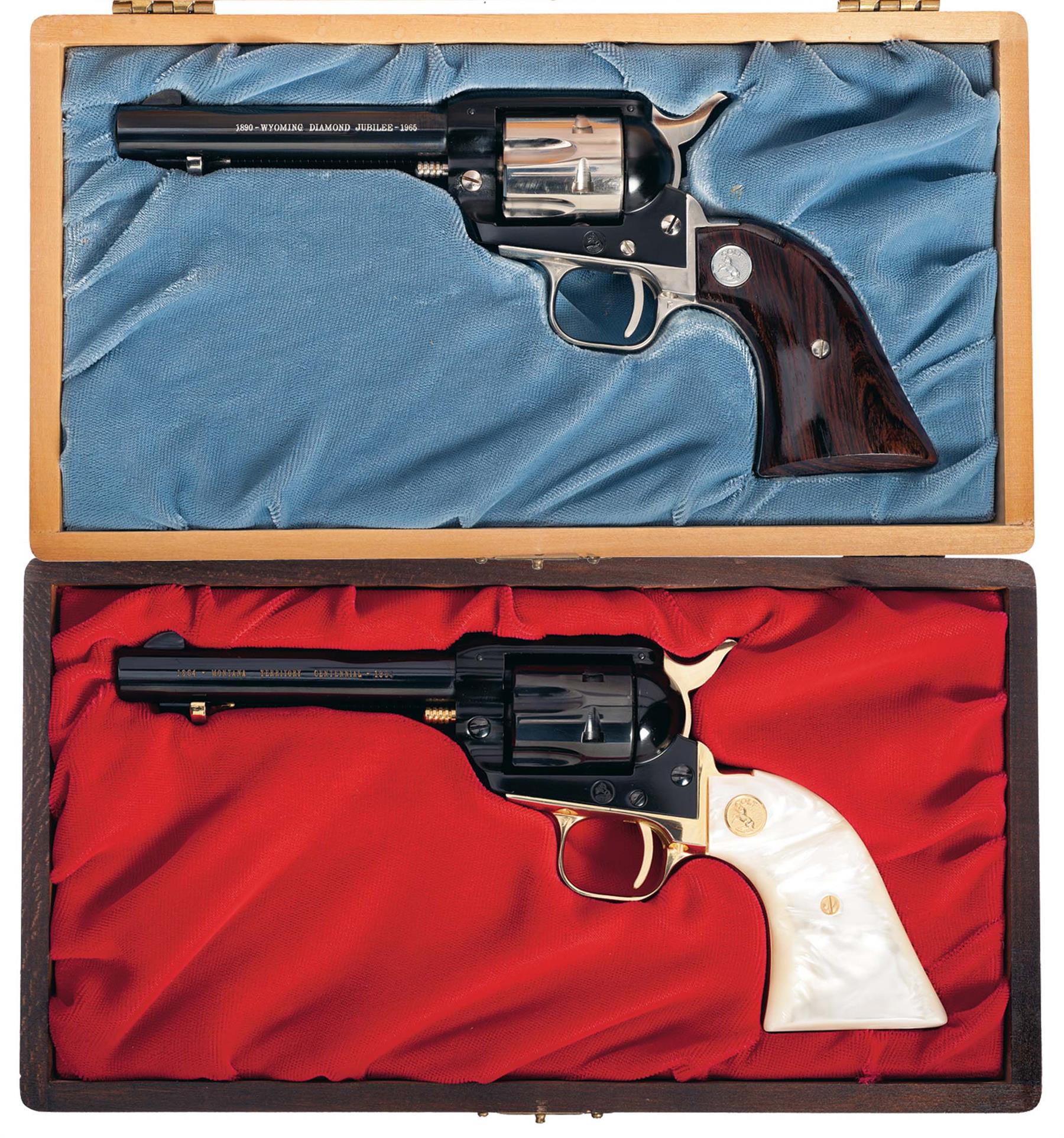 Two Cased Colt Commemorative Revolvers | Rock Island Auction