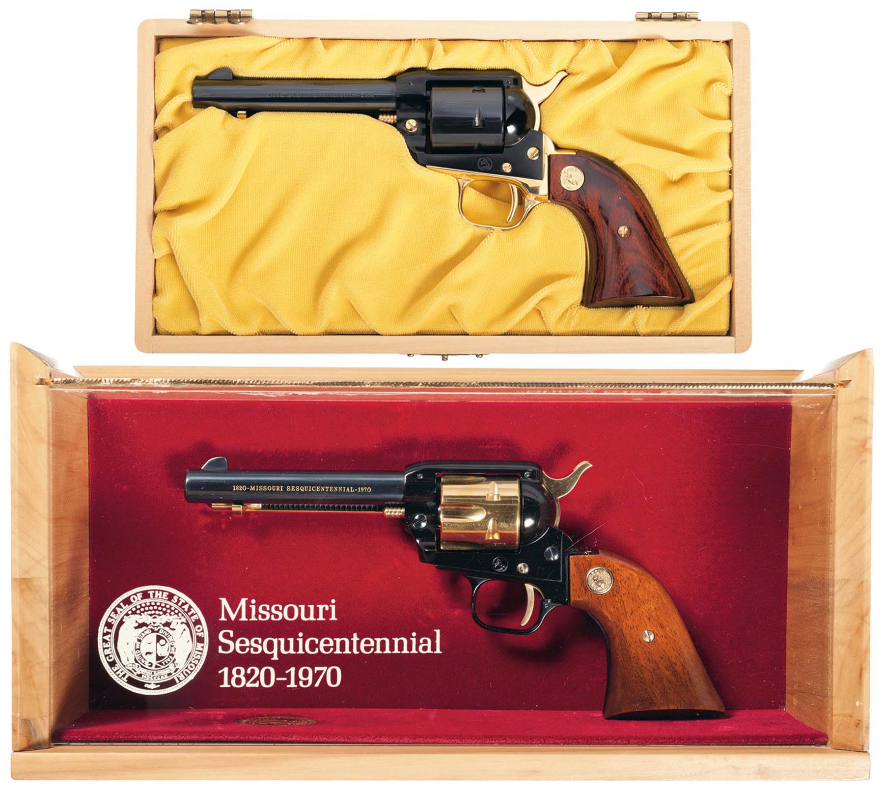 Two Cased Colt Commemorative Revolvers | Rock Island Auction