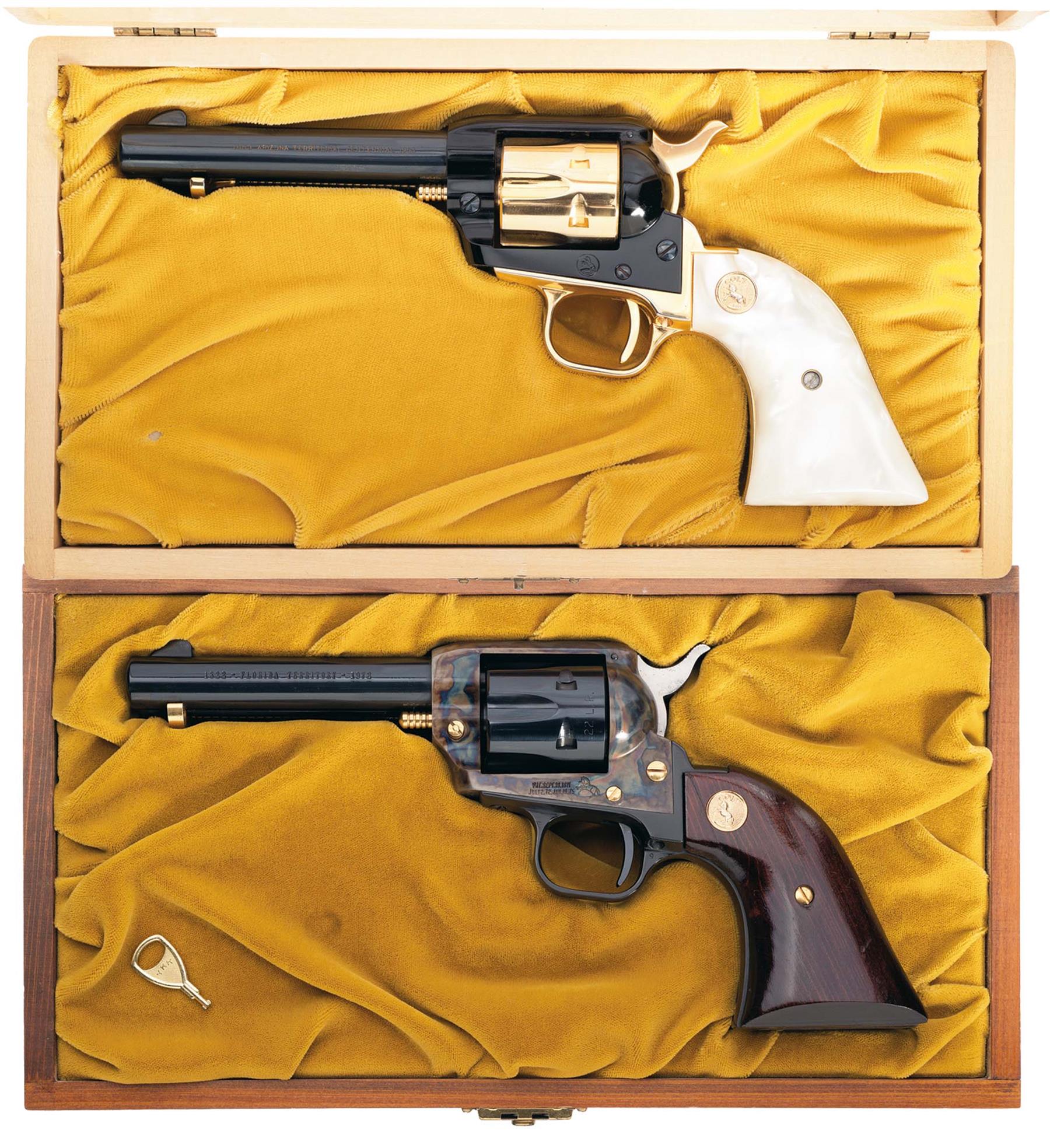 Two Cased Colt Commemorative Revolvers | Rock Island Auction