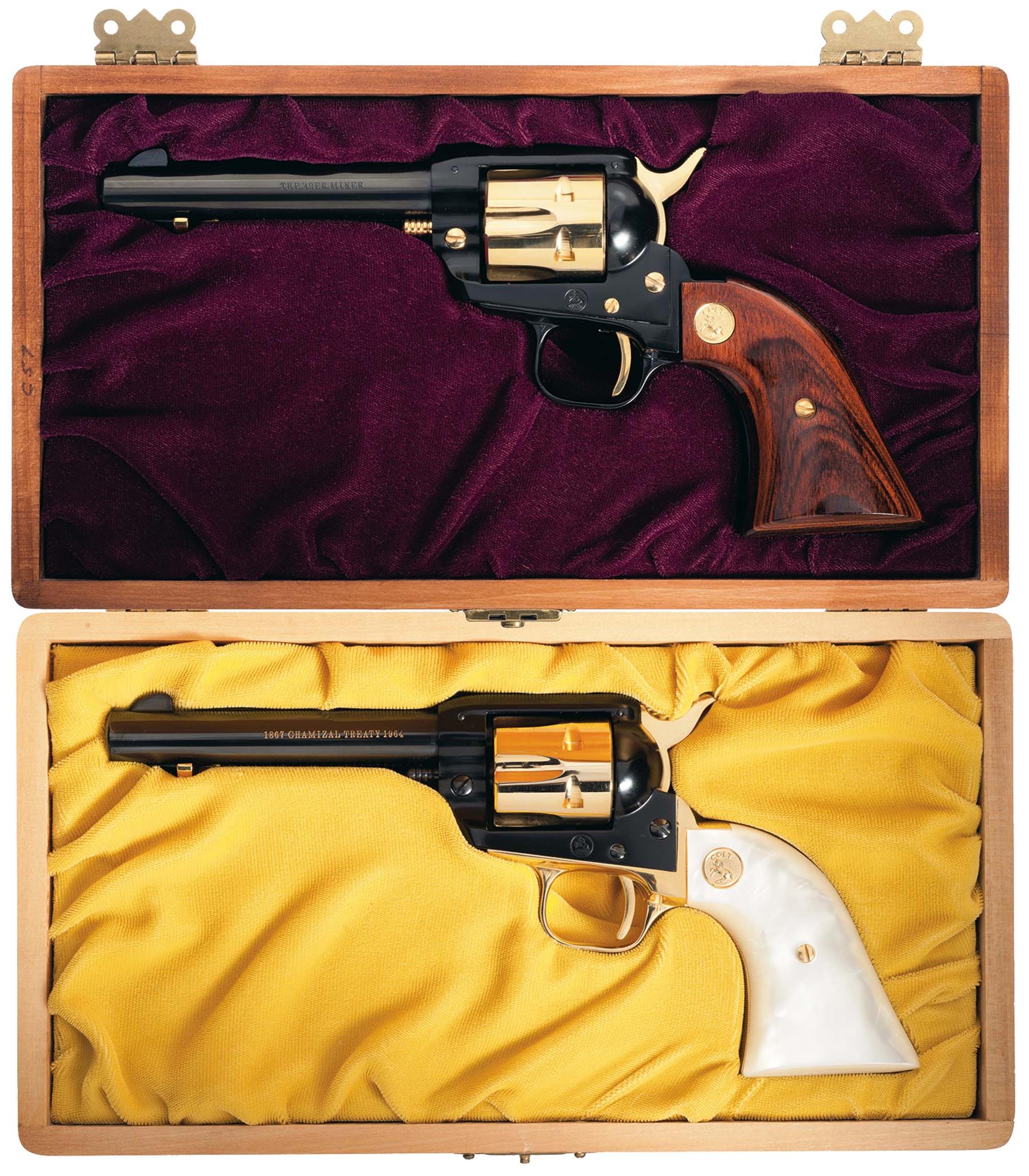 Two Cased Colt Commemorative Revolvers | Rock Island Auction