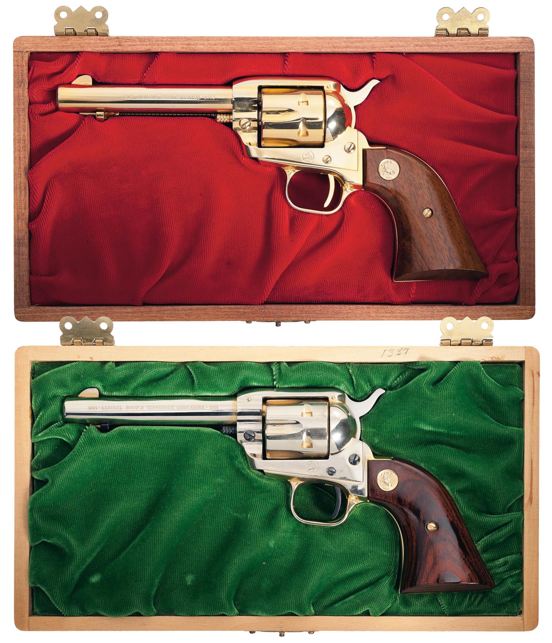 Two Cased Colt Commemorative Revolvers | Rock Island Auction