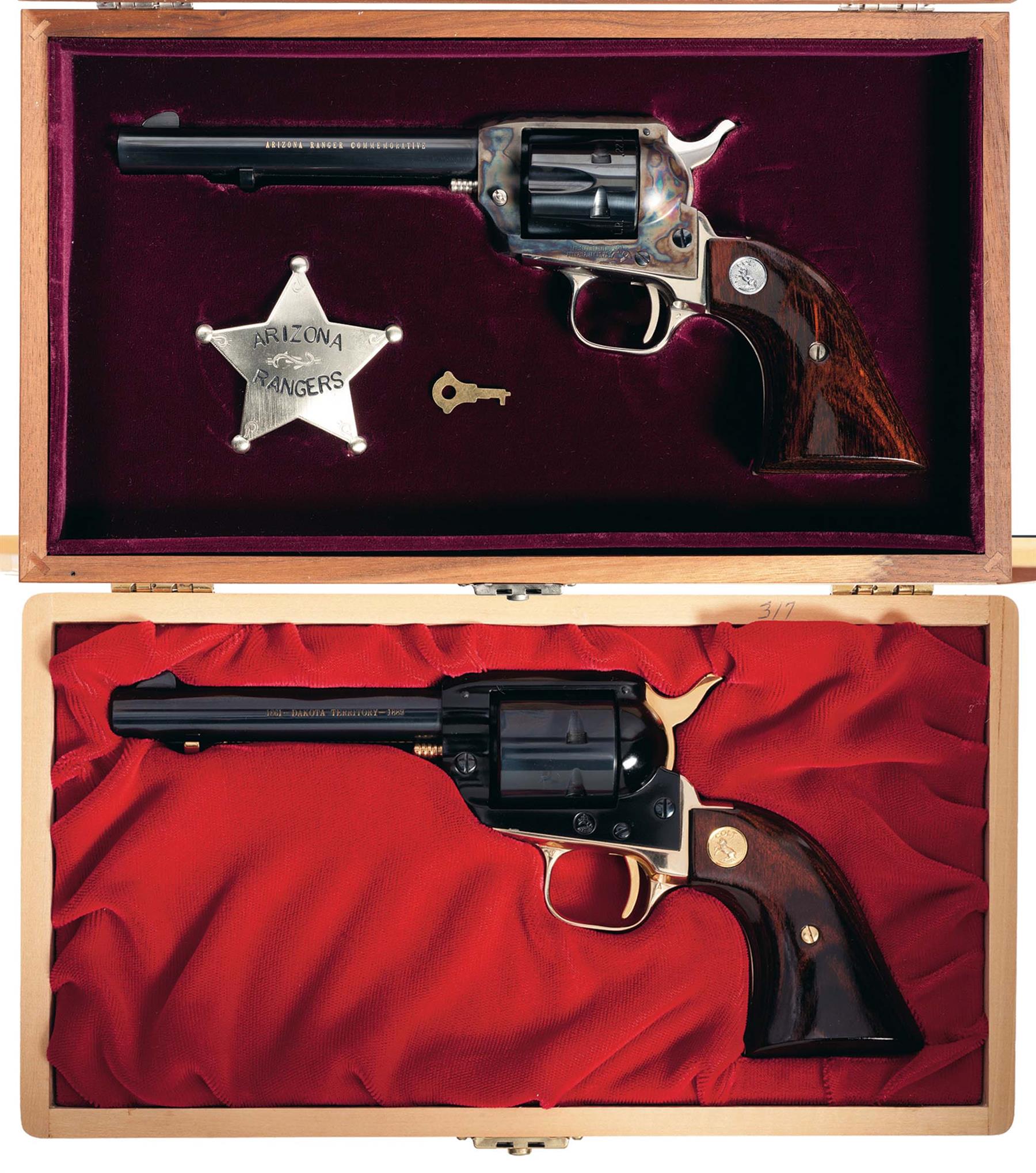 Two Cased Colt Commemorative Revolvers | Rock Island Auction