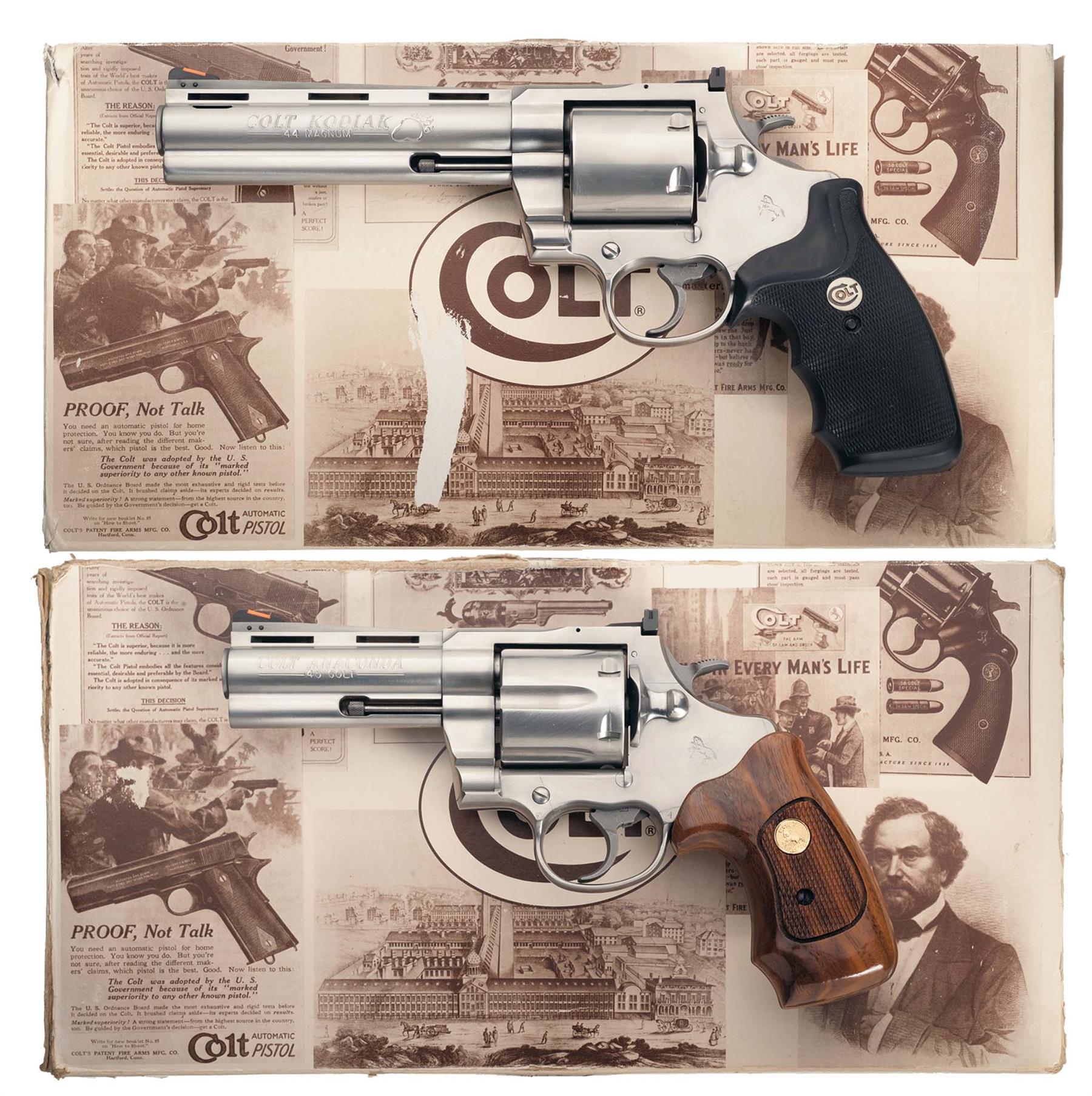 Two Colt DA Revolvers w/ Cases | Rock Island Auction