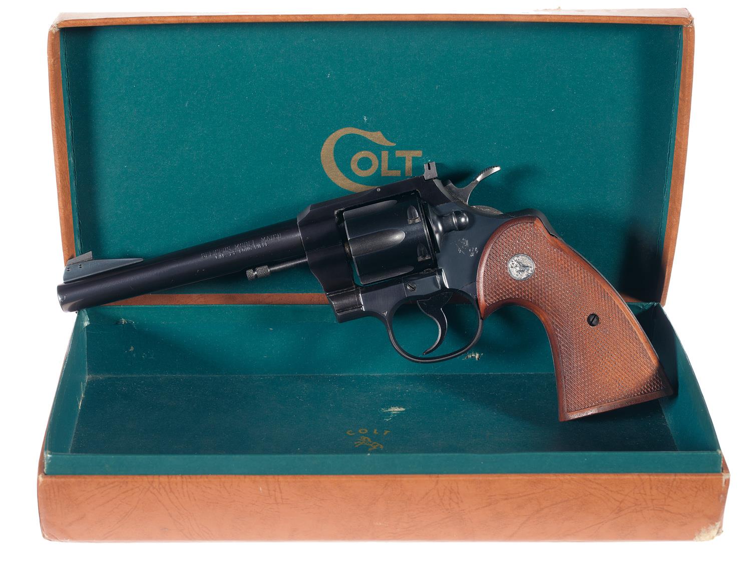 Colt Officers Model Match Target Revolver with Box | Rock Island Auction