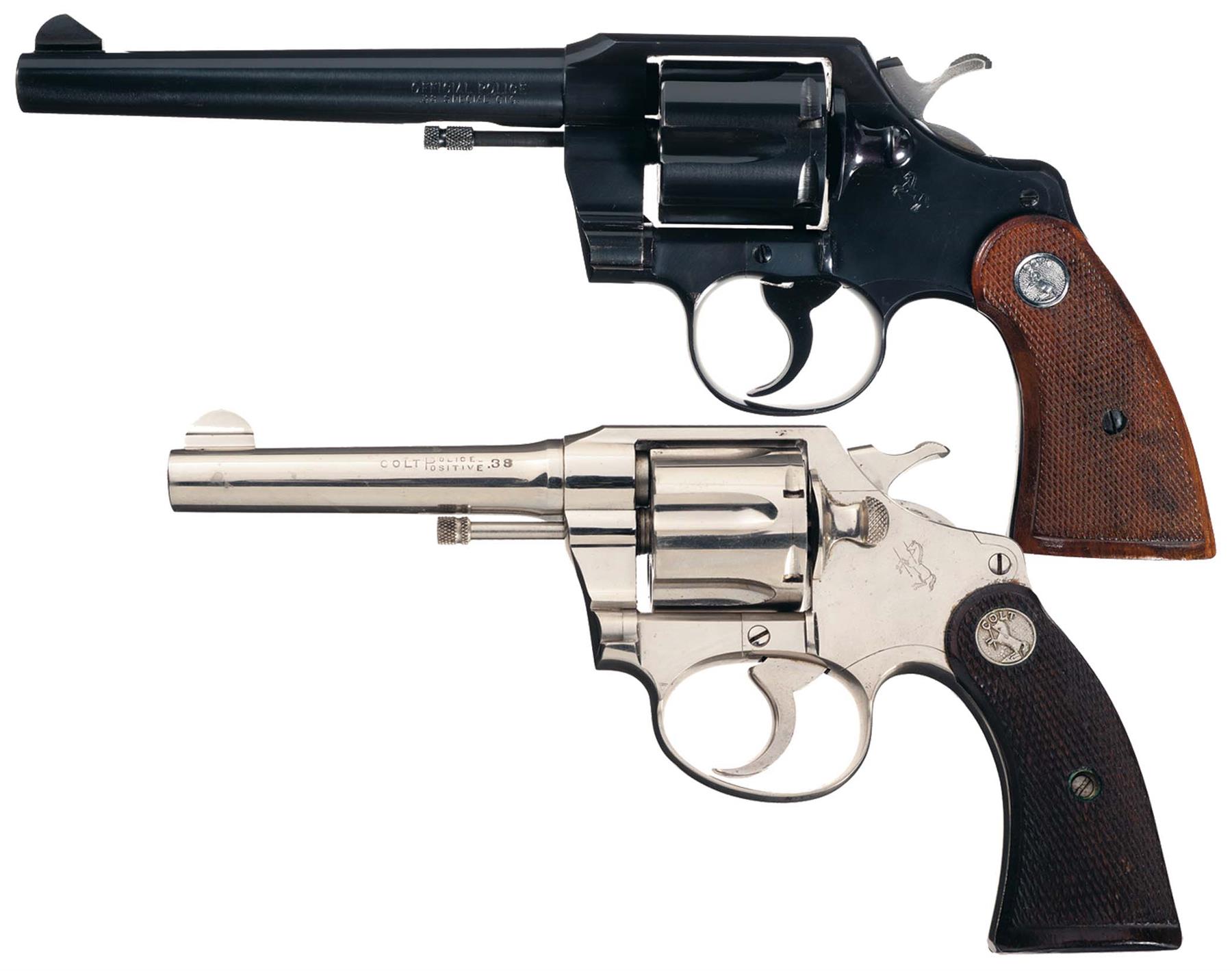 Two Colt DA Revolvers | Rock Island Auction