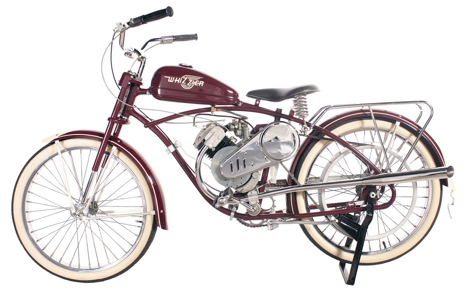 1948 Whizzer J Model Pacemaker Motorized Bicycle with Luggage Ra | Rock ...