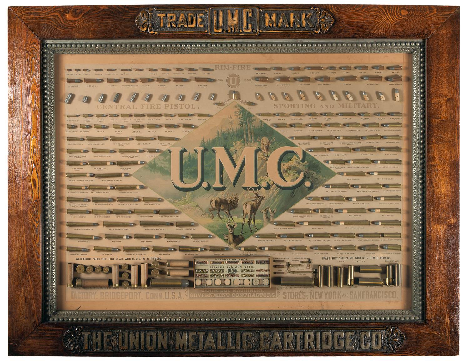 Exceptional UMC Cartridge Board | Rock Island Auction