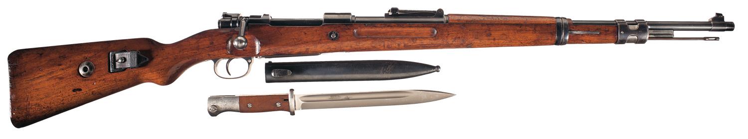 Mauser Banner 1934 Production 98K Rifle with Sling and Bayonet | Rock ...