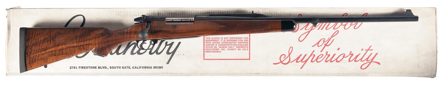 Weatherby Mark V Safari Classic Bolt Action Rifle with Box | Rock ...