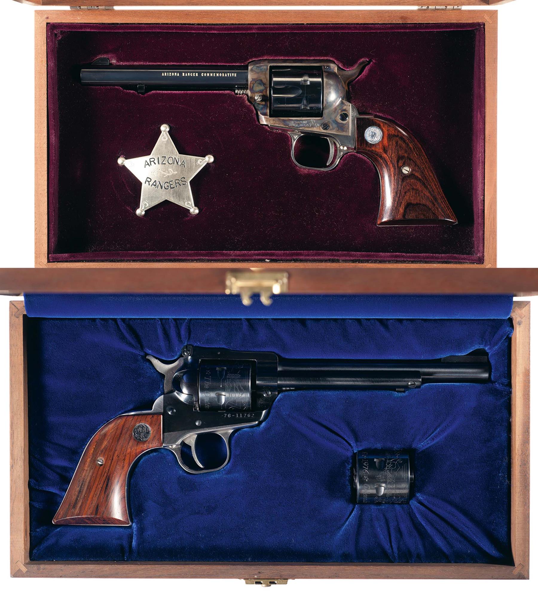 Two Commemorative Single Action Revolvers | Rock Island Auction