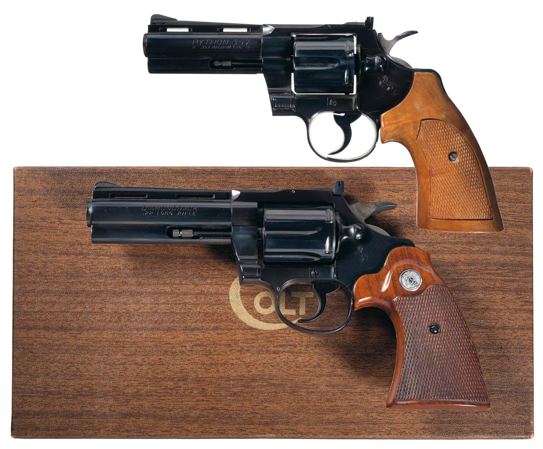 Two Colt DA Revolvers | Rock Island Auction