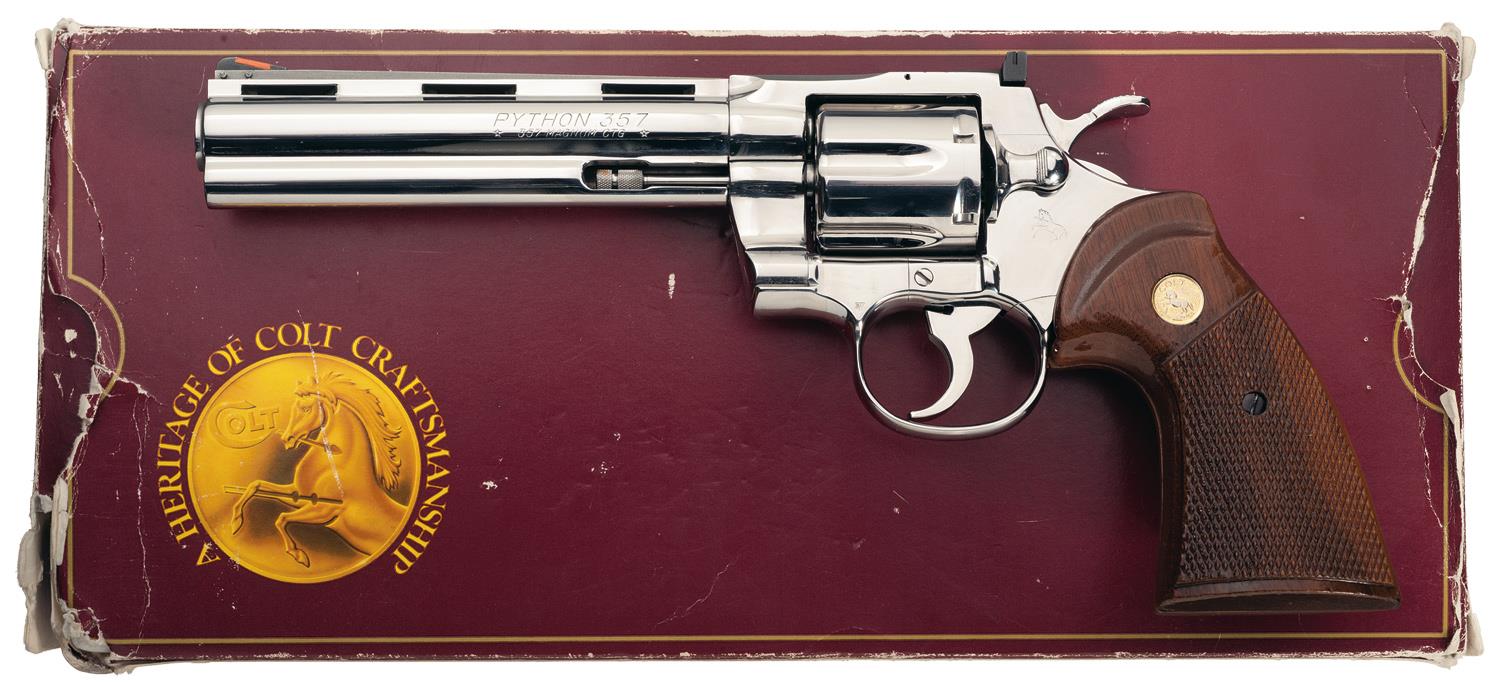 Colt Python Model Double Action Revolver with Box | Rock Island Auction