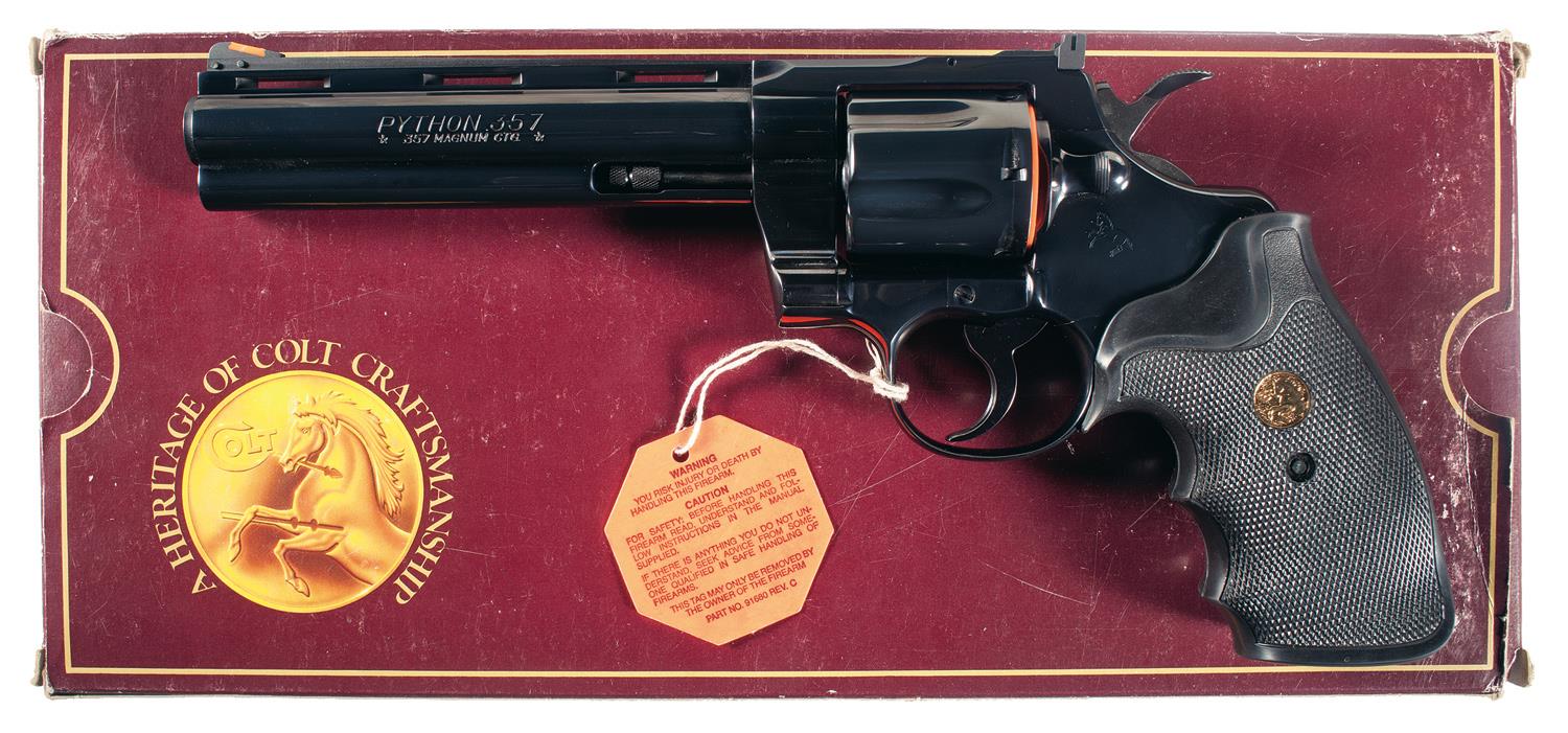Colt Python Double Action Revolver with Box | Rock Island Auction