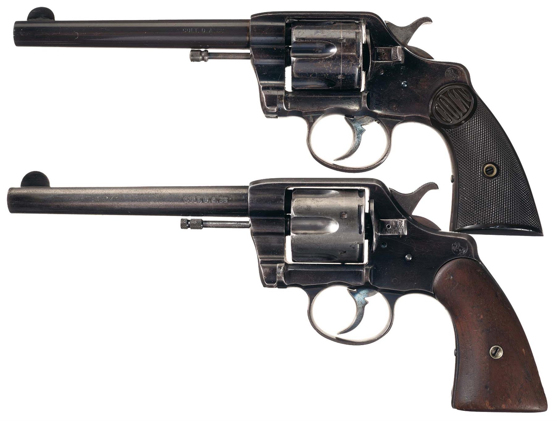 Two Colt DA U. S. N. Revolvers | Rock Island Auction