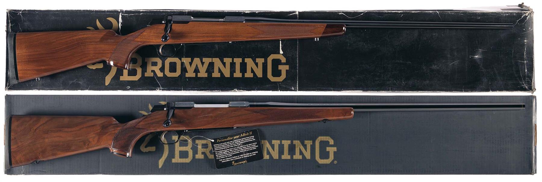 Two Boxed Browning Bolt Action Rifles | Rock Island Auction