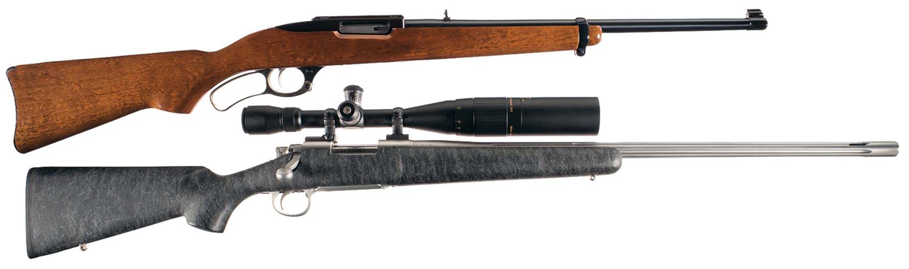 Two Rifles -A) Ruger Model 96/44 Lever Action Carbine with Box | Rock ...