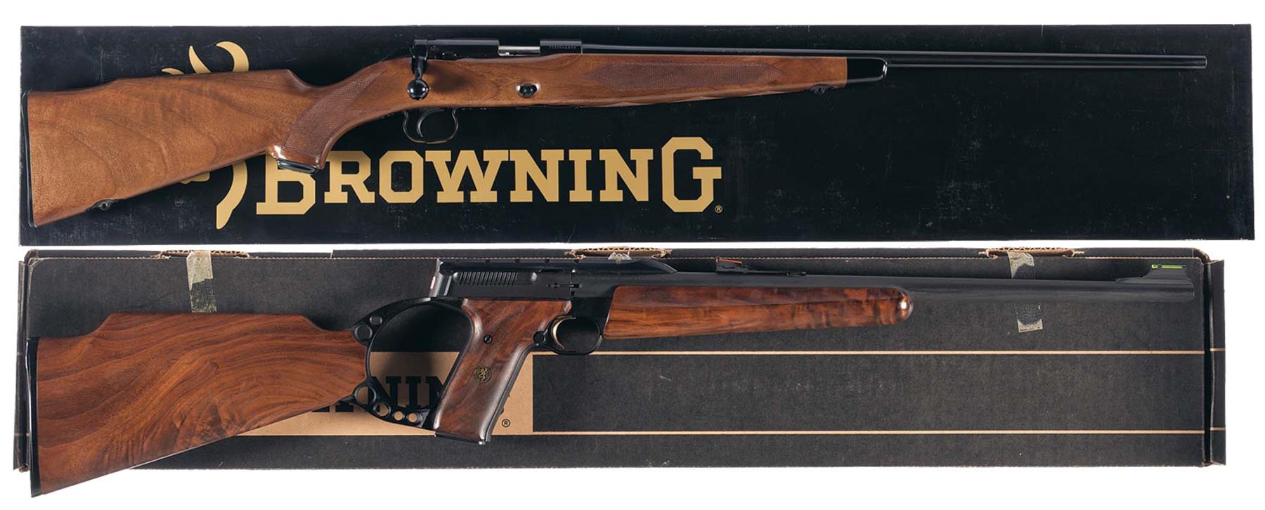 Two Browning Rifles w/ Boxes | Rock Island Auction