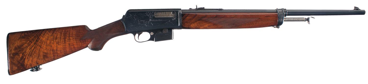 Custom Engraved Winchester Model 07 Semi-Automatic Rifle | Rock Island ...