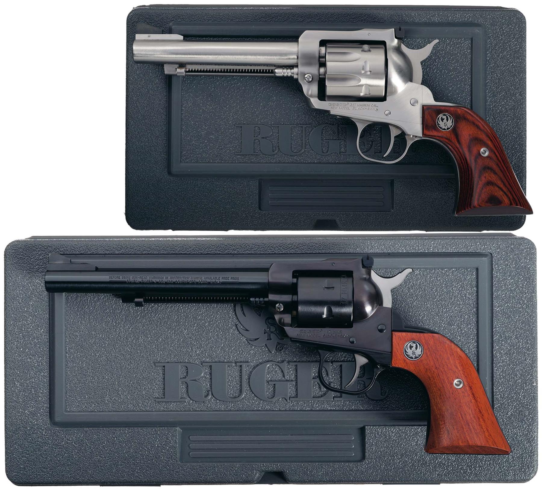 Two Boxed Ruger New Model Single Action Revolvers | Rock Island Auction