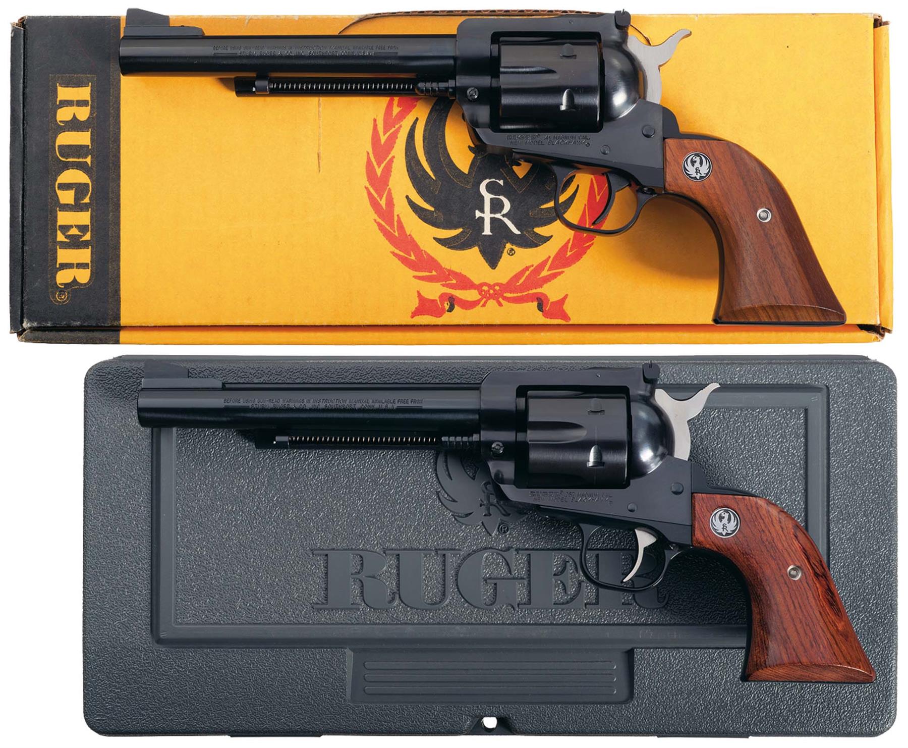 Two Boxed Ruger New Model Blackhawk Single Action Revolvers | Rock ...
