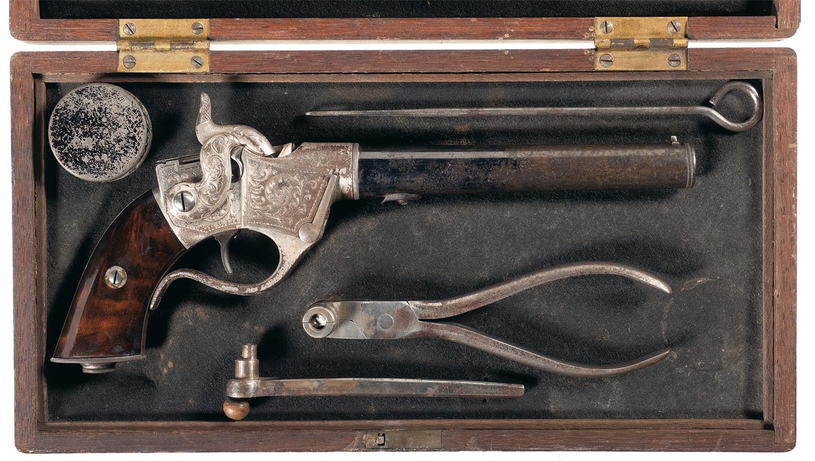 Sharps Percussion Pistol 36 percussion | Rock Island Auction