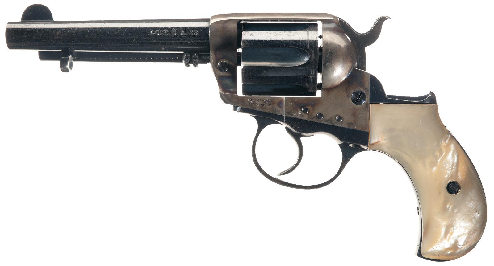 Colt Model 1877 Lightning Double Action Revolver with Pearl Grip | Rock ...