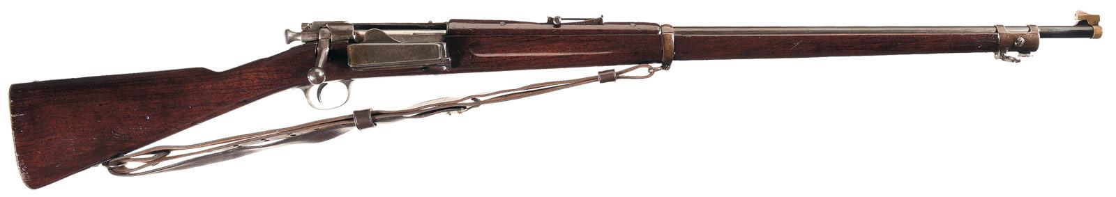 U.S. Army Model 1898 Springfield Armory Krag Rifle with Bayonet | Rock ...
