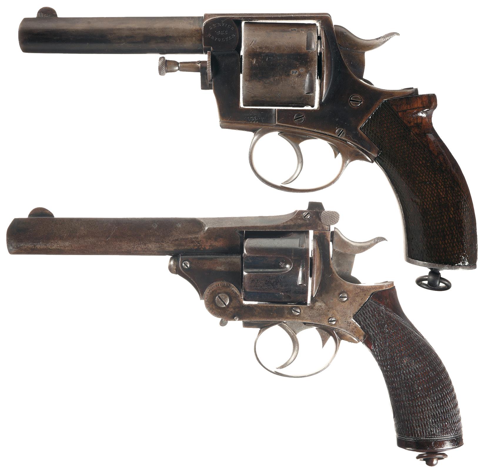 Two English DA Revolvers | Rock Island Auction