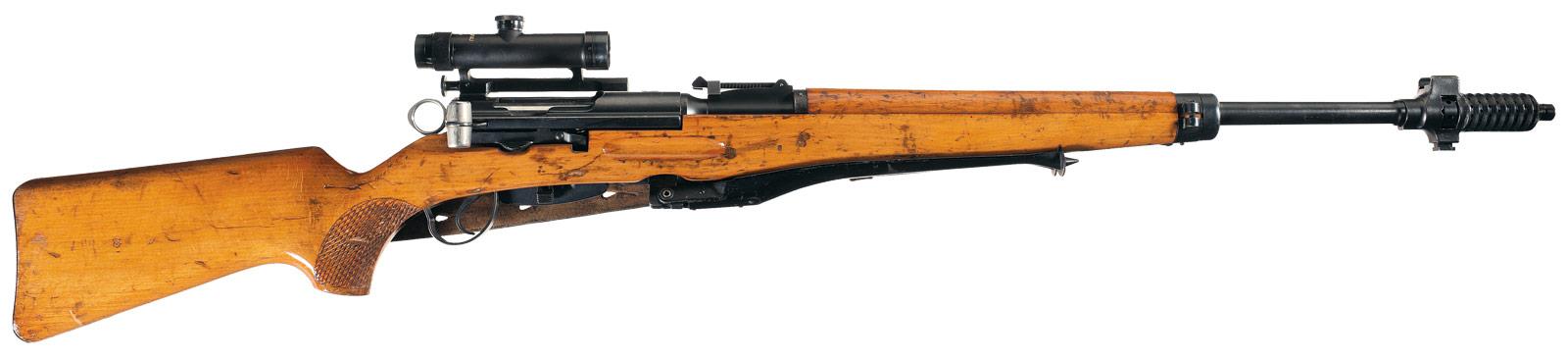 Scarce Swiss Military Straight Pull Sniper Rifle | Rock Island Auction