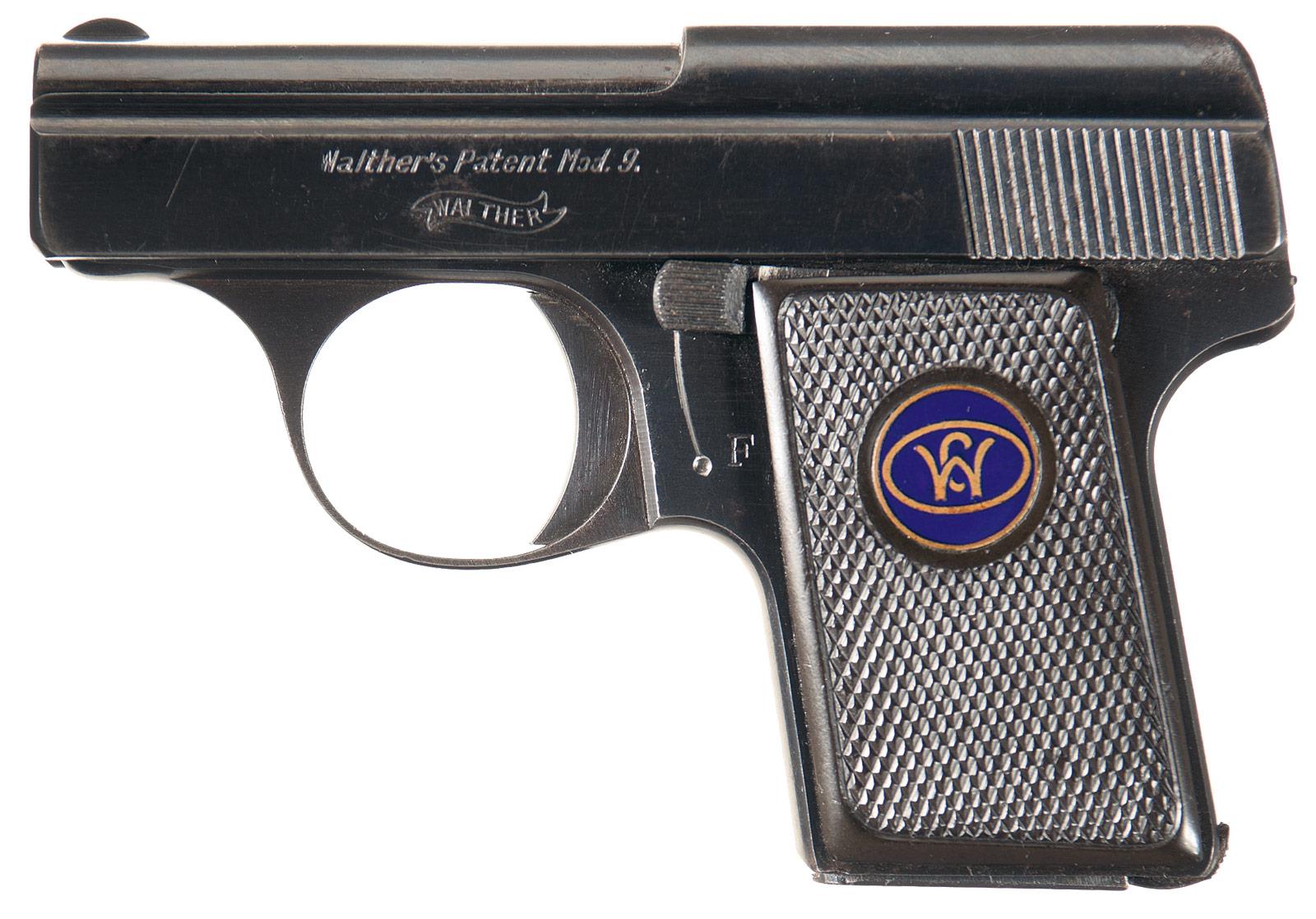 Excellent Early Production Walther Model 9 Pocket Pistol | Rock Island ...