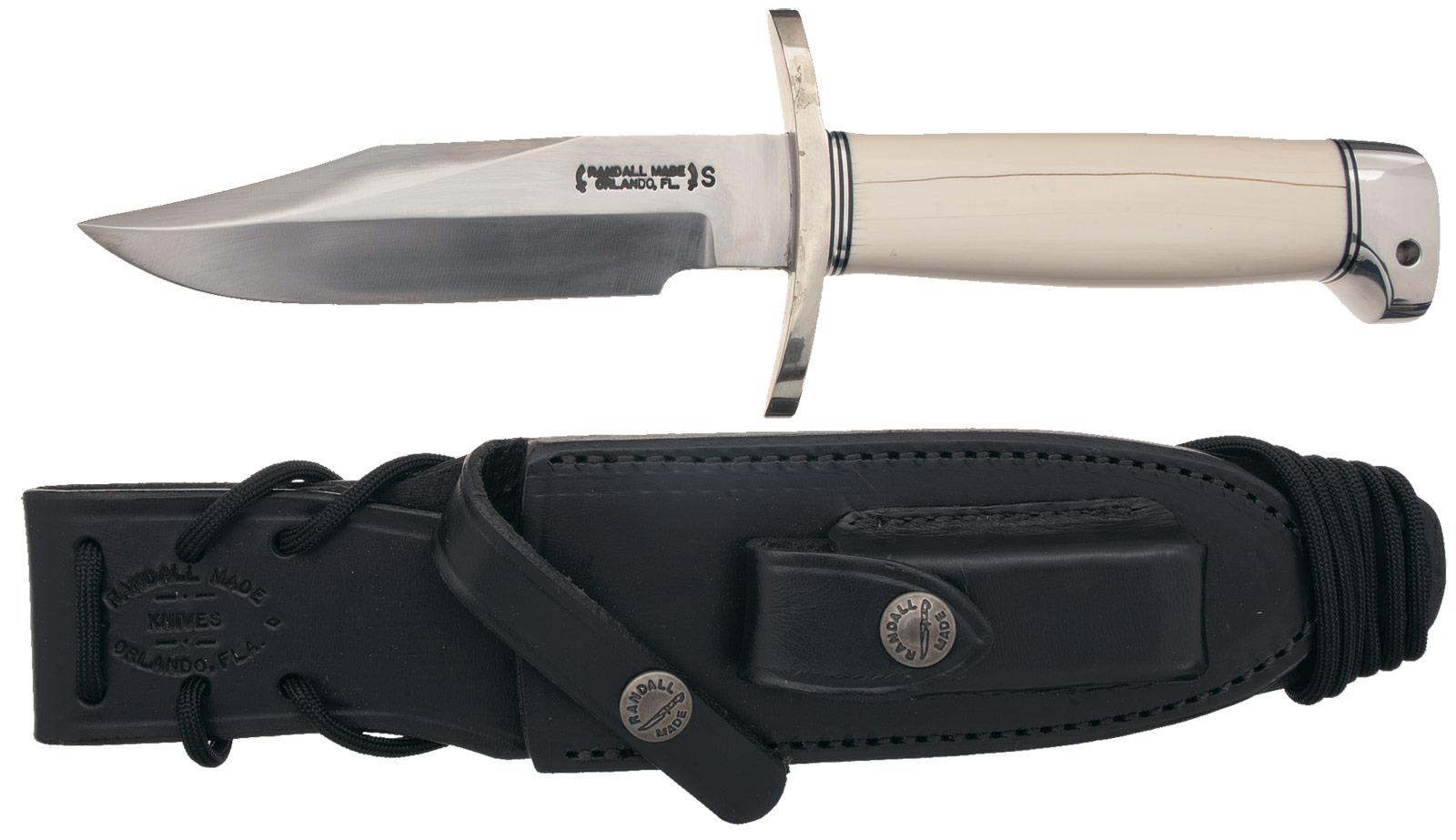 Randall Model 15 Airman Special Order Knife with Ivory Grip | Rock ...