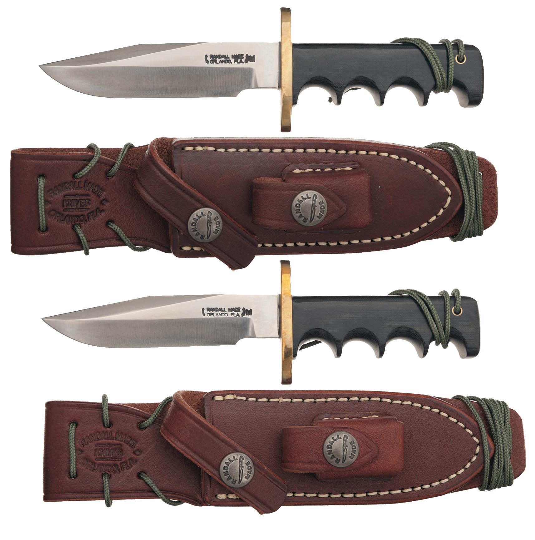 Two Consecutively Serialized Randall Miniature Model 14 Knives w | Rock ...