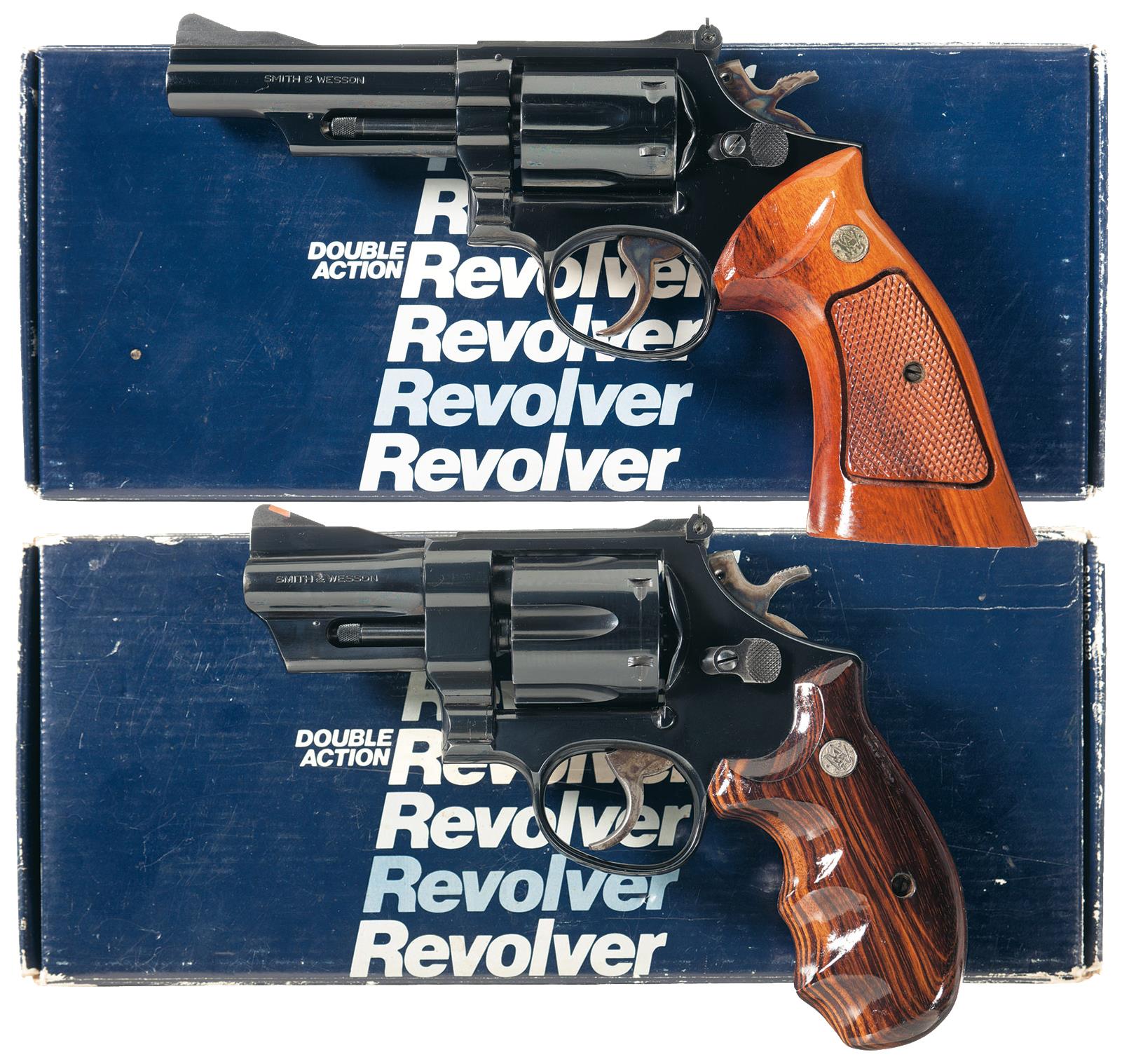 Two Boxed Smith & Wesson DA Revolvers | Rock Island Auction