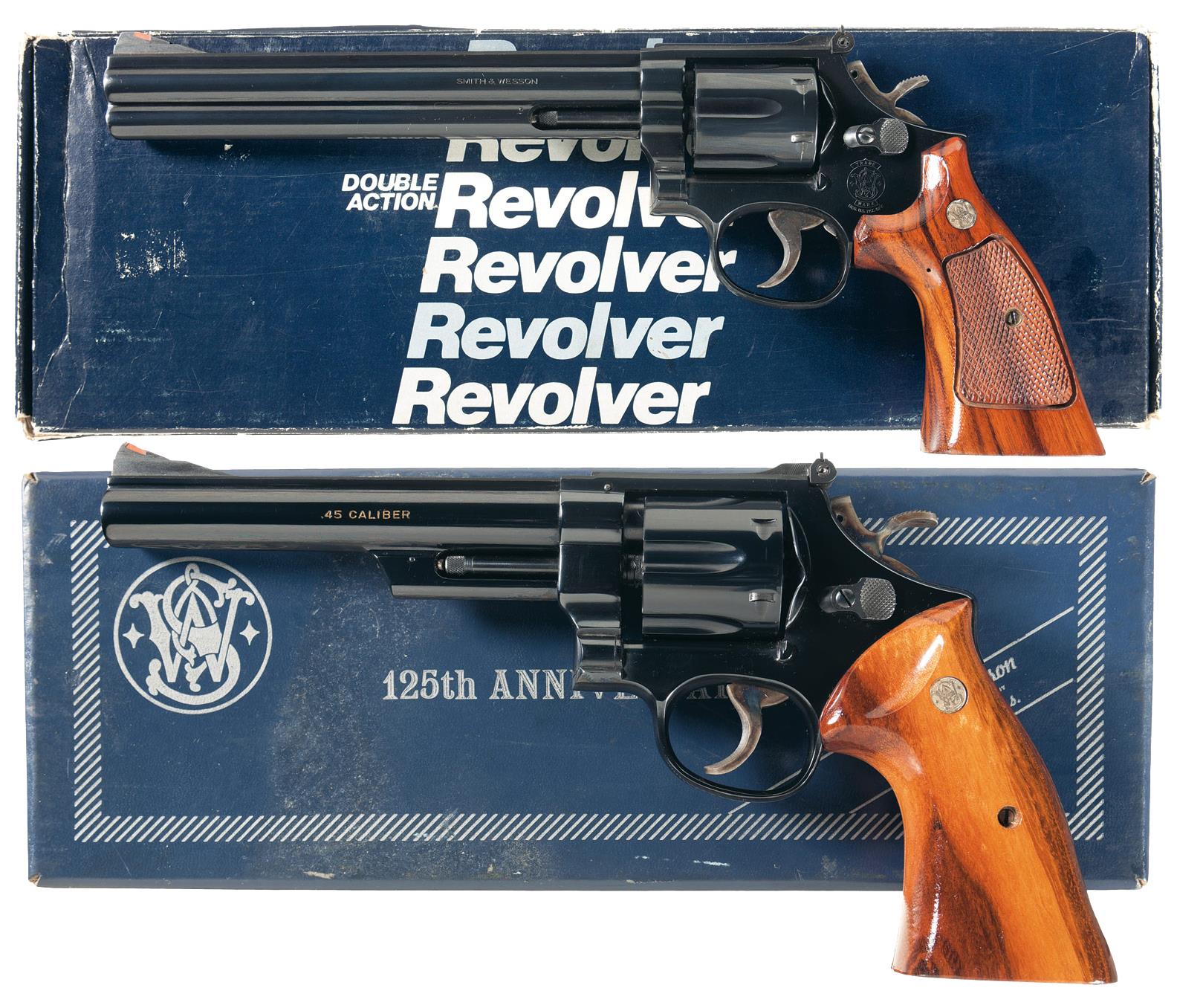 Two Boxed Smith & Wesson DA Revolvers | Rock Island Auction