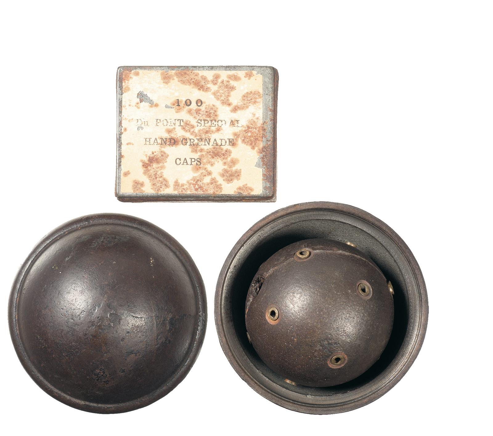 Scarce Antique Hanes Excelsior Impact Grenade and a DuPont Grena | Rock ...