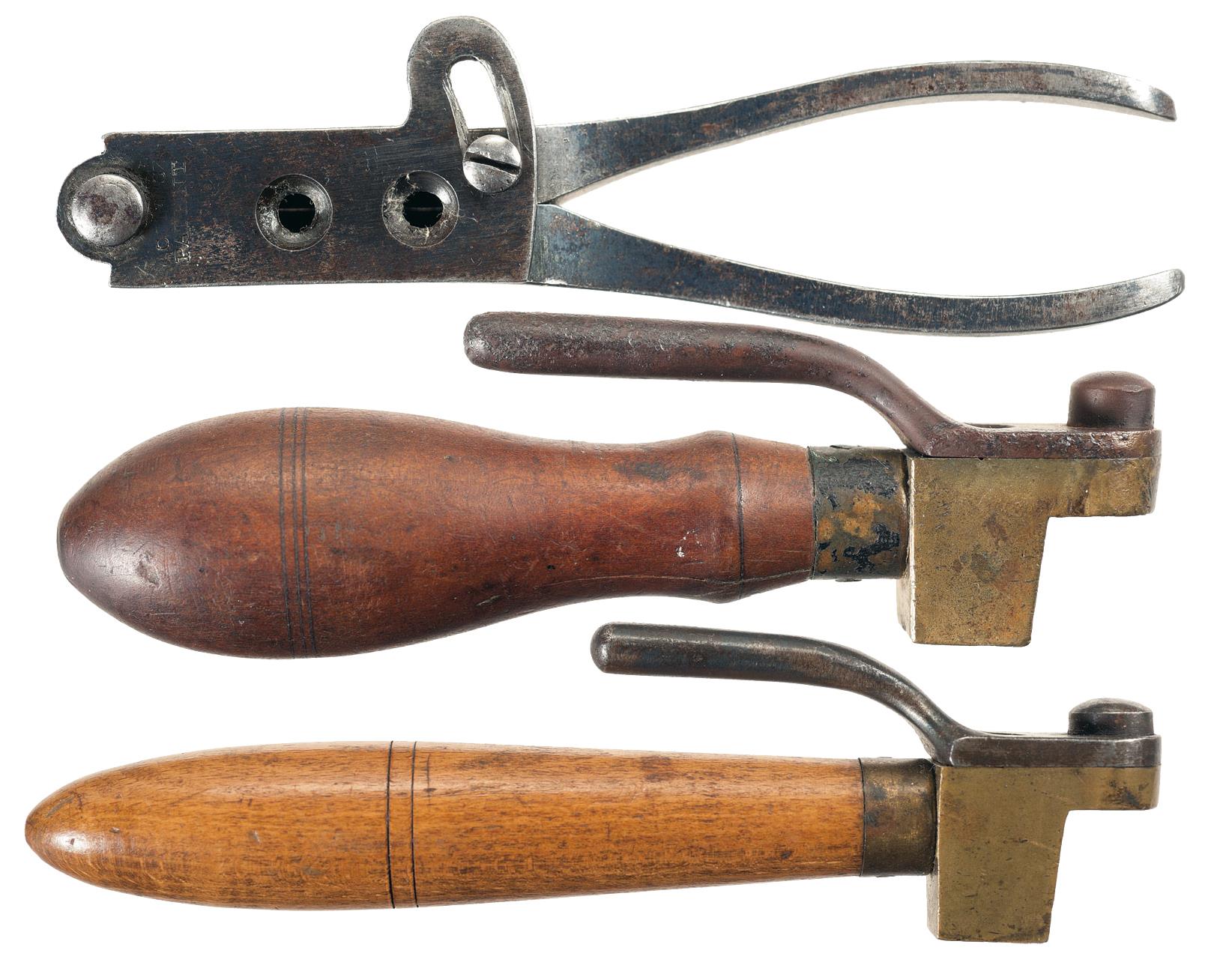 Three 19th Century Antique American Revolver Bullet Molds | Rock Island ...