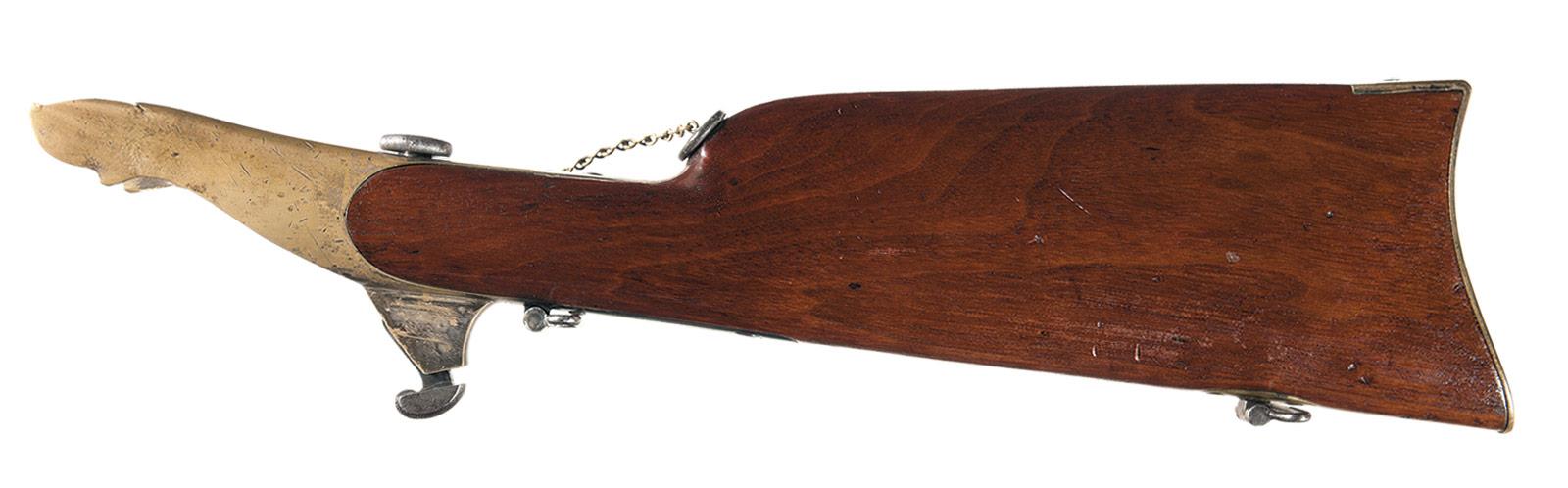 Scarce Canteen Shoulder Stock for a Colt 1851 Navy | Rock Island Auction