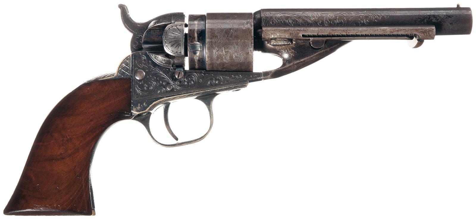 Rare, Factory Engraved Colt Pocket Cartridge Conversion Revolver | Rock ...